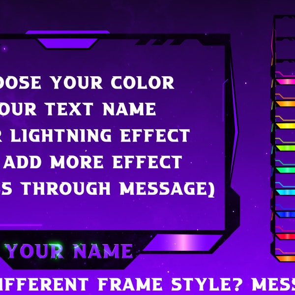 Custom Animated Name Overlay - Etsy