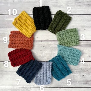 Women's Chunky Beanie With Pompom, Cozy Knit Ribbed Toque, Crochet Red ...