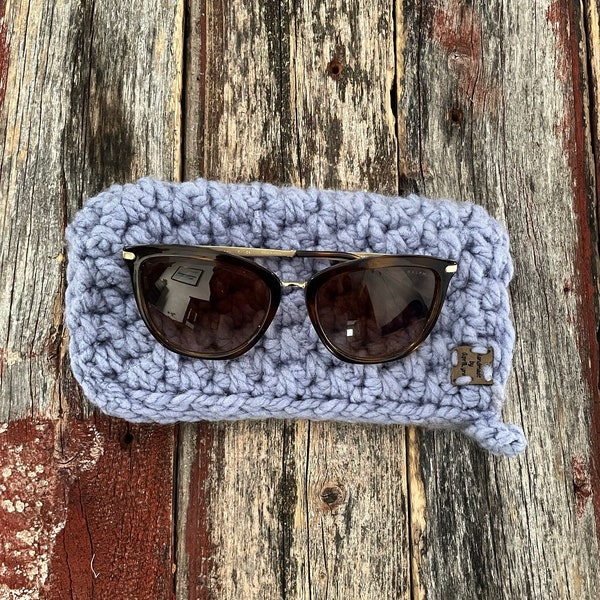 Knitted Glasses Case - Etsy
