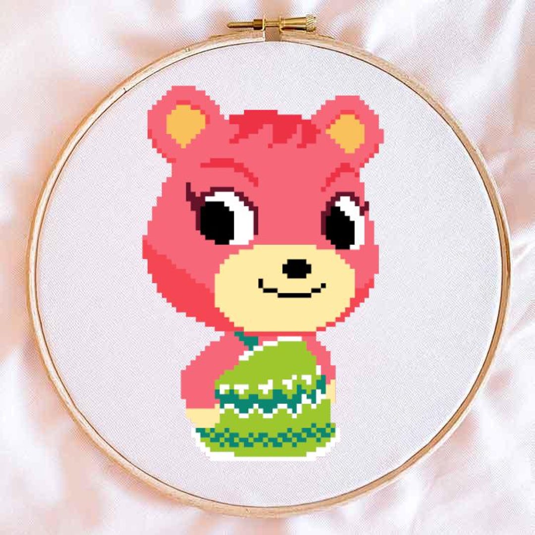 Cheri Animal Crossing Cross Stitch Pattern (digital Download) - Etsy