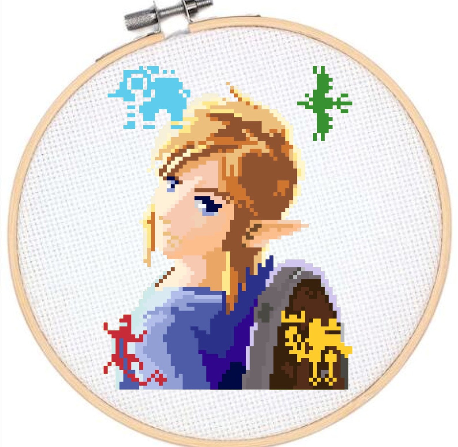 Breath of the Wild Link Cross Stitch Pattern (digital Download) - Etsy