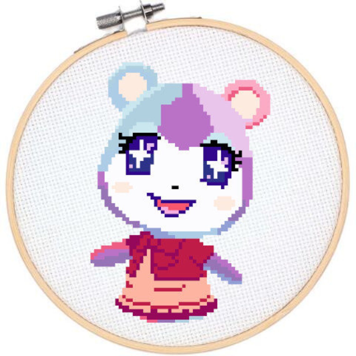 Judy Animal Crossing Cross Stitch Pattern digital Download - Etsy