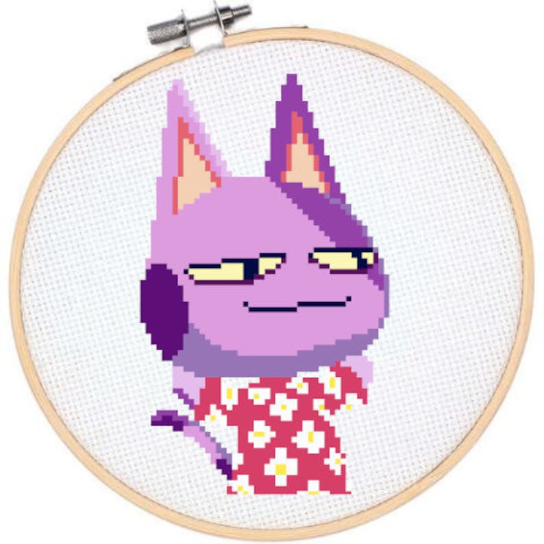 Bob Animal Crossing Cross Stitch Pattern PDF Download - Etsy