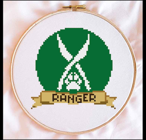 Dungeons and Dragons Class Symbol Cross Stitch Pattern | Etsy