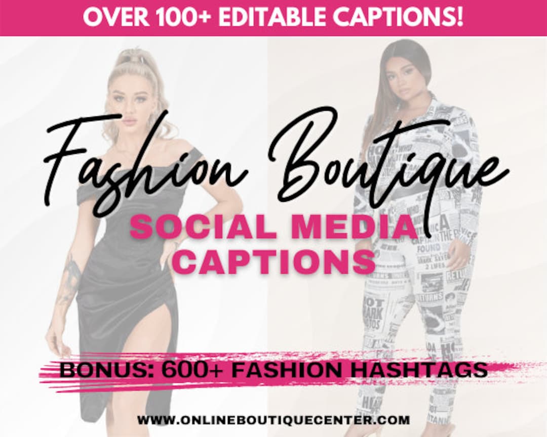100 Fashion Boutique Instagram Captions | Facebook Captions | Twitter ...
