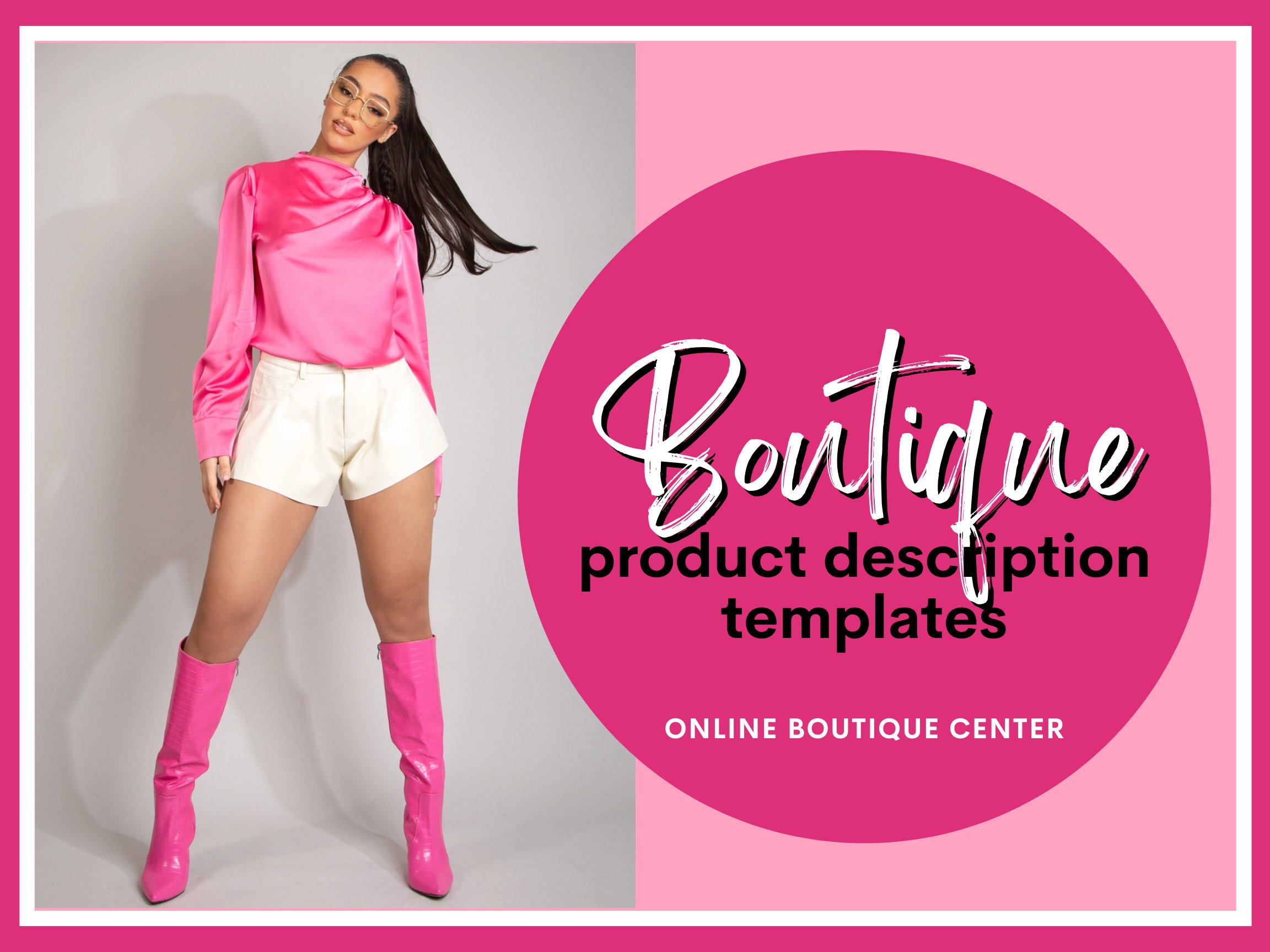 Boutique Product Description Templates Editable Template - Etsy