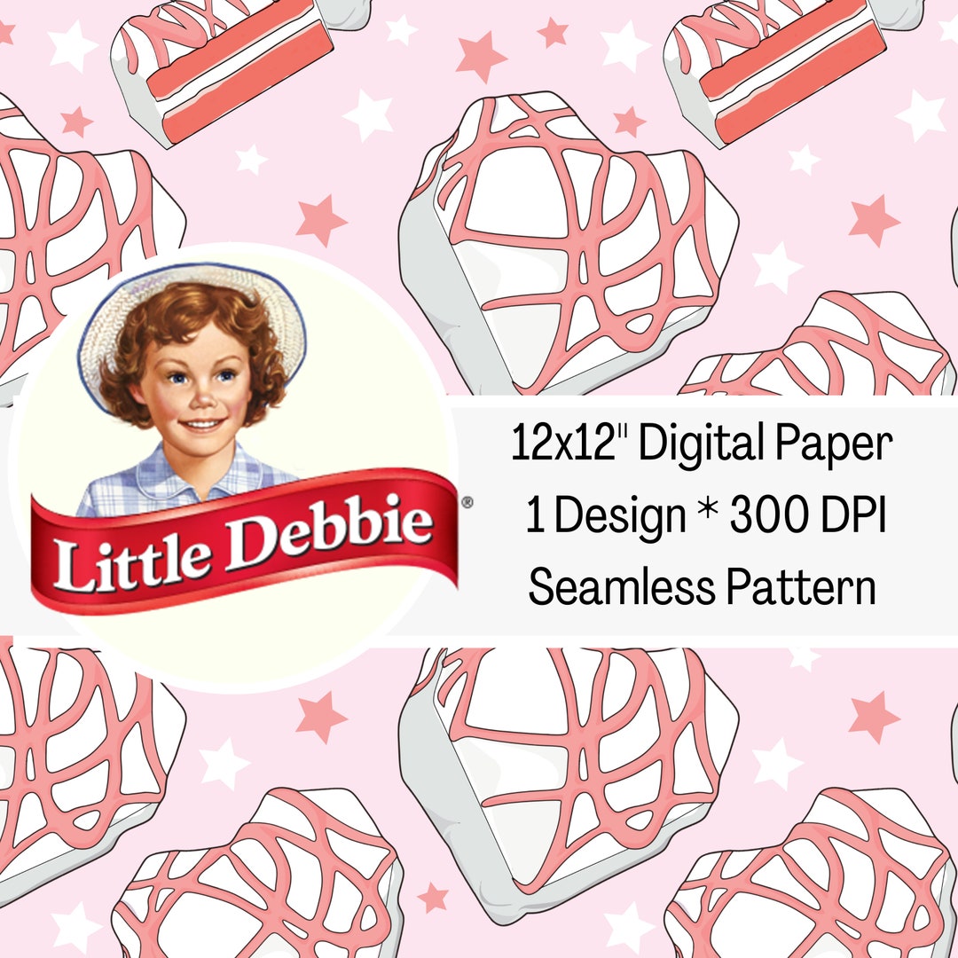 LITTLE DEBBIE - Repeat Pattern - Digital Seamless Files - Valentines ...