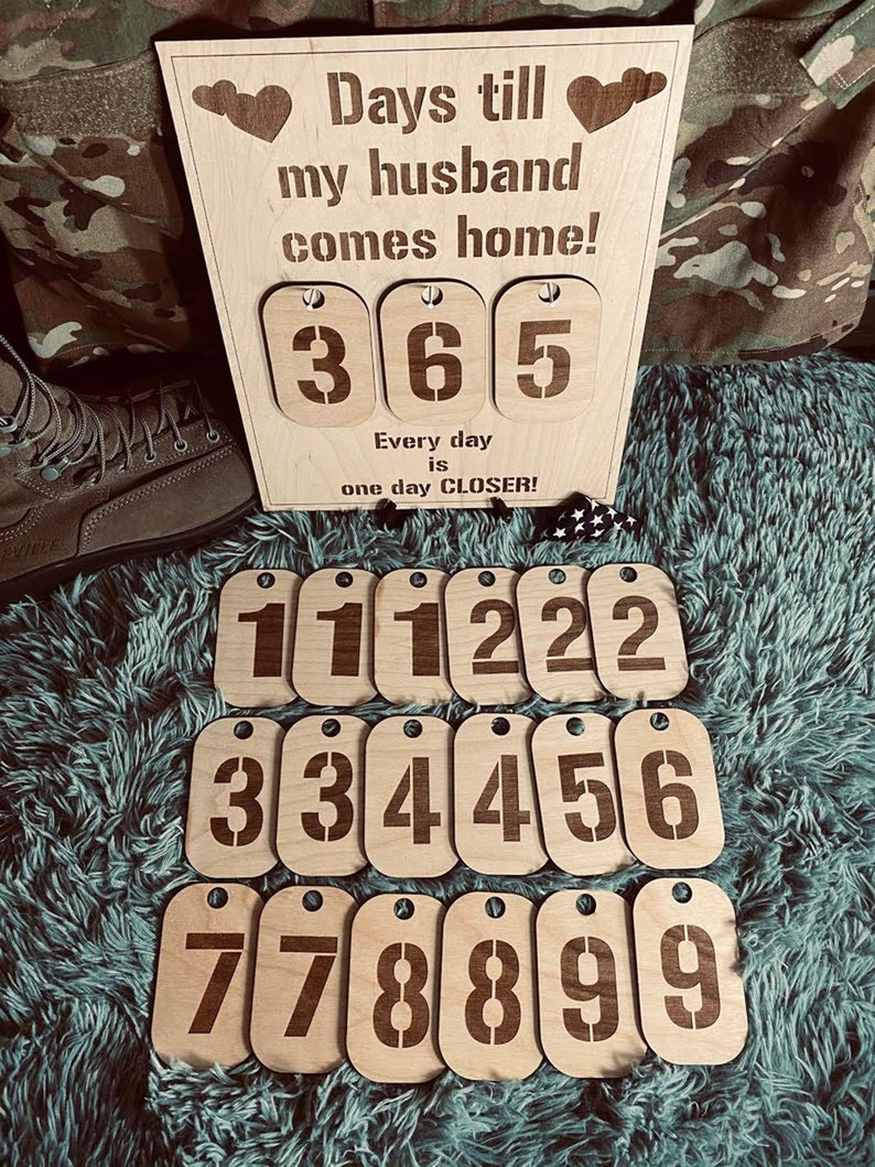 US Military Deployment Countdown Deployment Countdown | Etsy