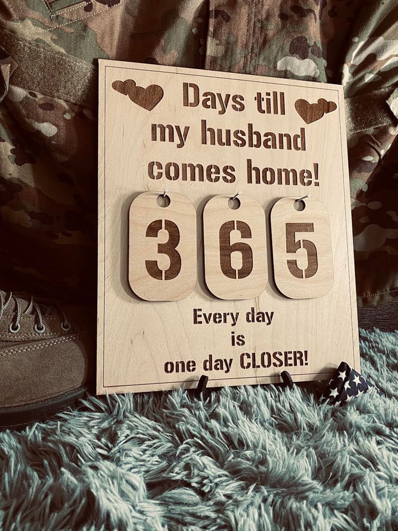 US Military Deployment Countdown Deployment Countdown | Etsy