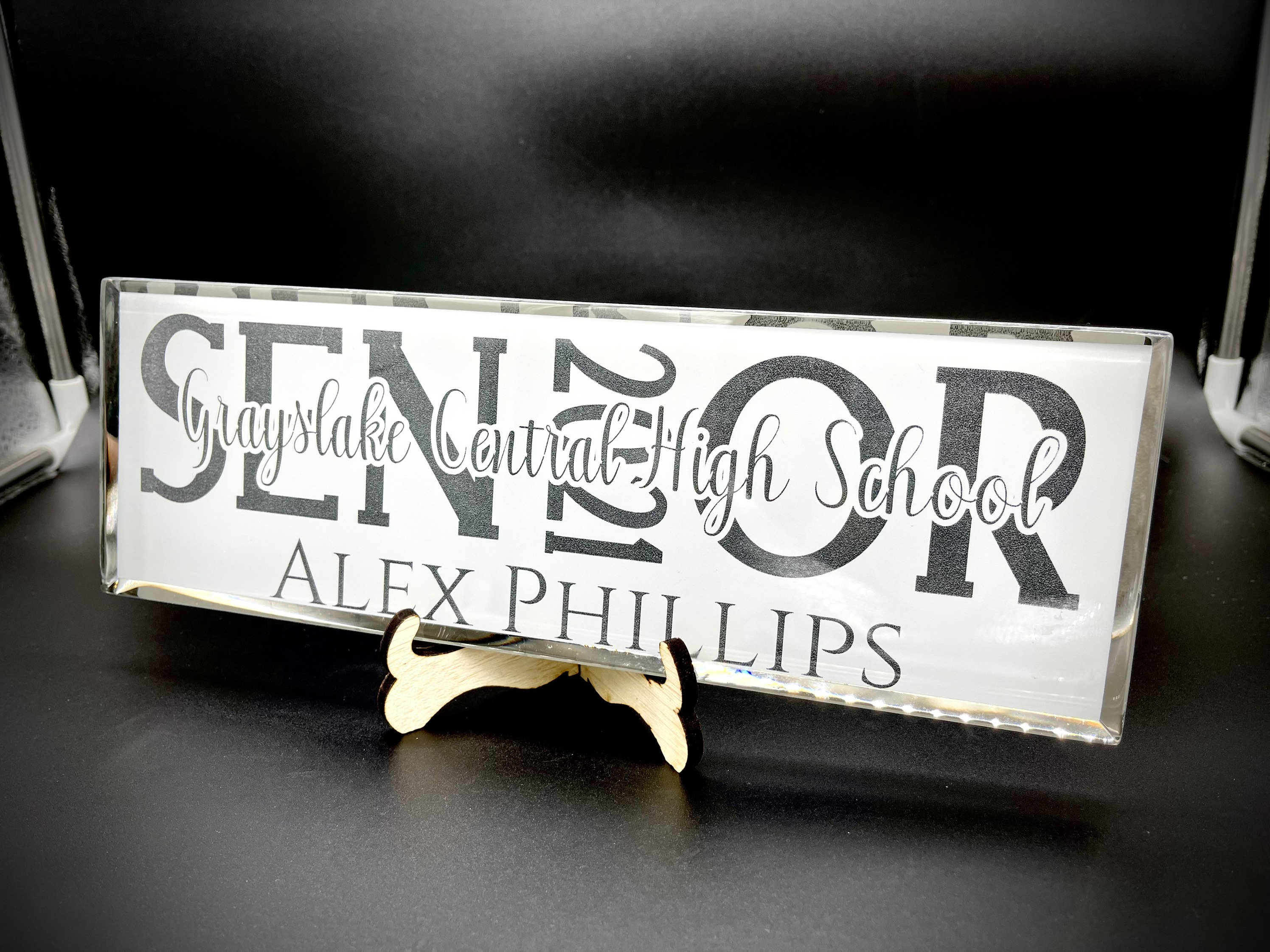 Engraved Glass Graduation Tile Graduation Gift Graduation - Etsy