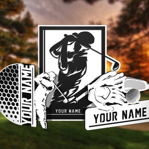 Golf Stadium Series | Personalized Golf Sign | Customized Golf Plaque ...