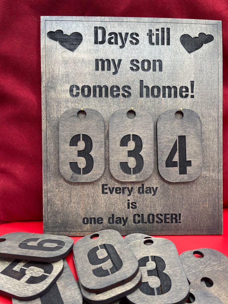 US Military Deployment Countdown Deployment Countdown | Etsy