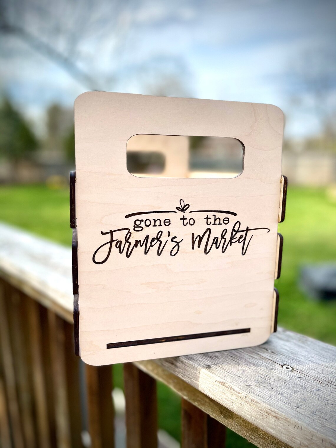 Farmer's Market Boxes Wooden Crate for Storage Garden | Etsy