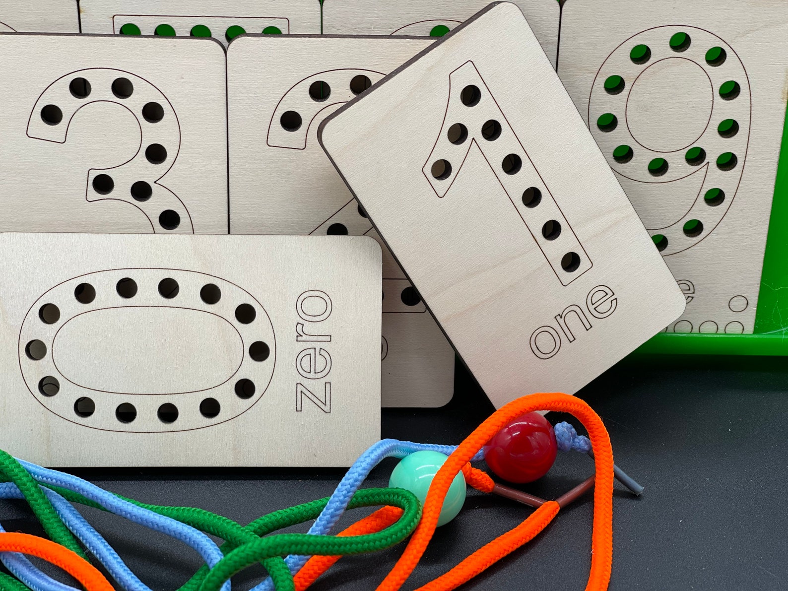 Learn Your Numbers With Laces Number Lacing Toy Learning - Etsy UK