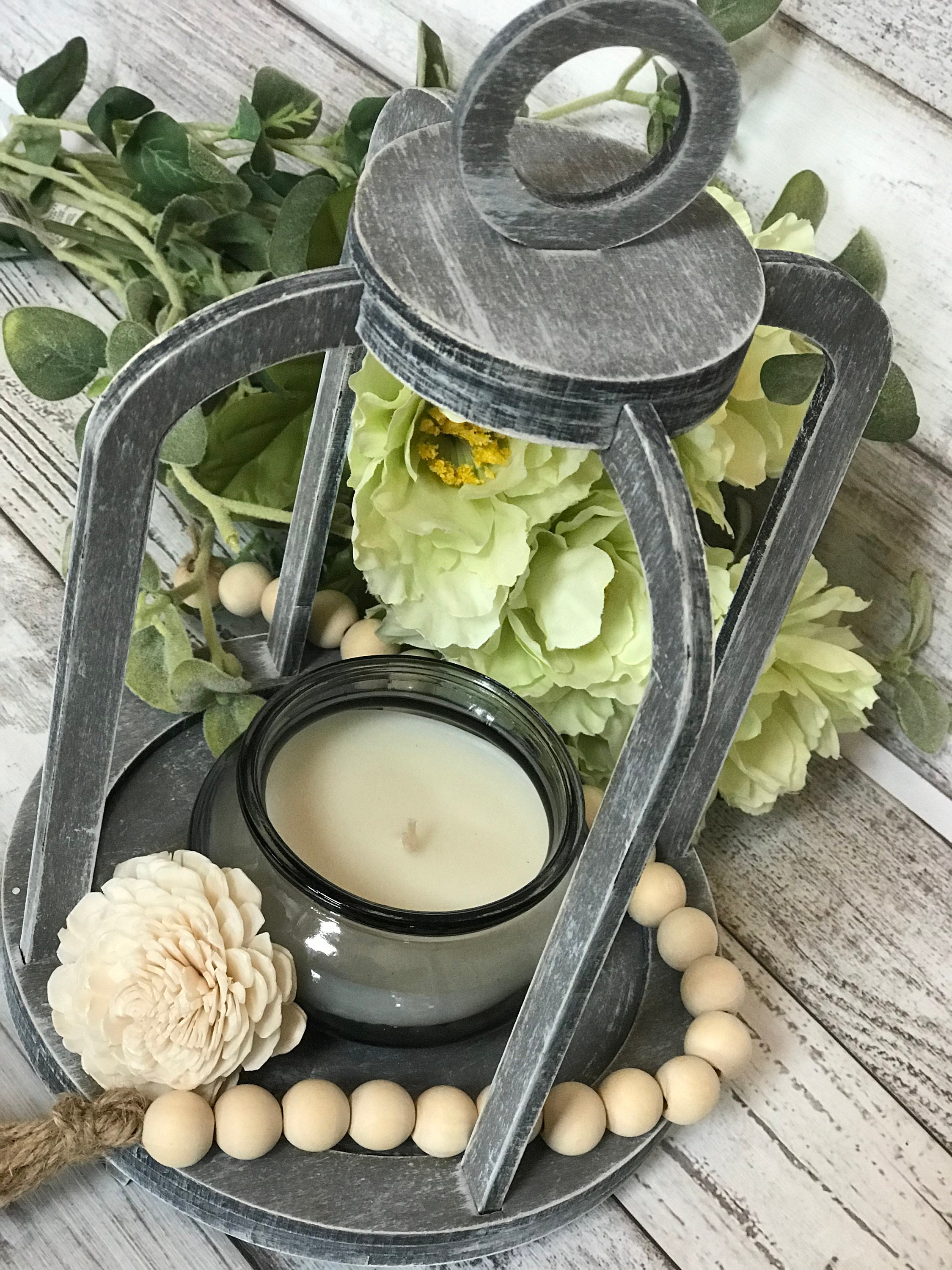 Farmhouse Round Lantern Home Décor Personalized Round - Etsy