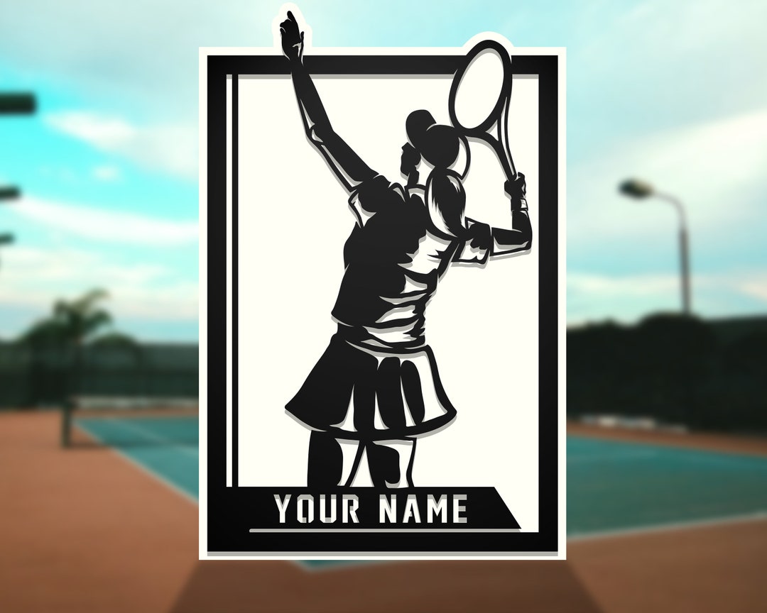 Tennis Stadium Series | Personalized Tennis Sign | Customized Tennis ...