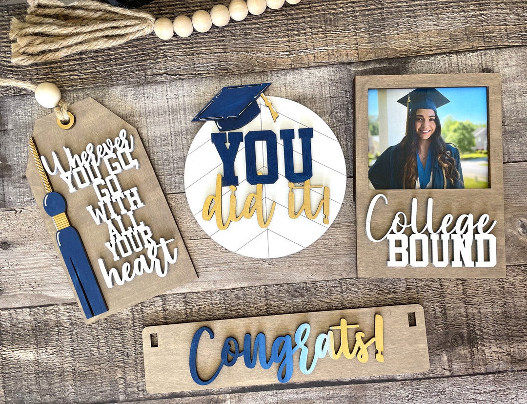 Wooden Graduation Add on for Farmhouse Crate and Wagon - Etsy