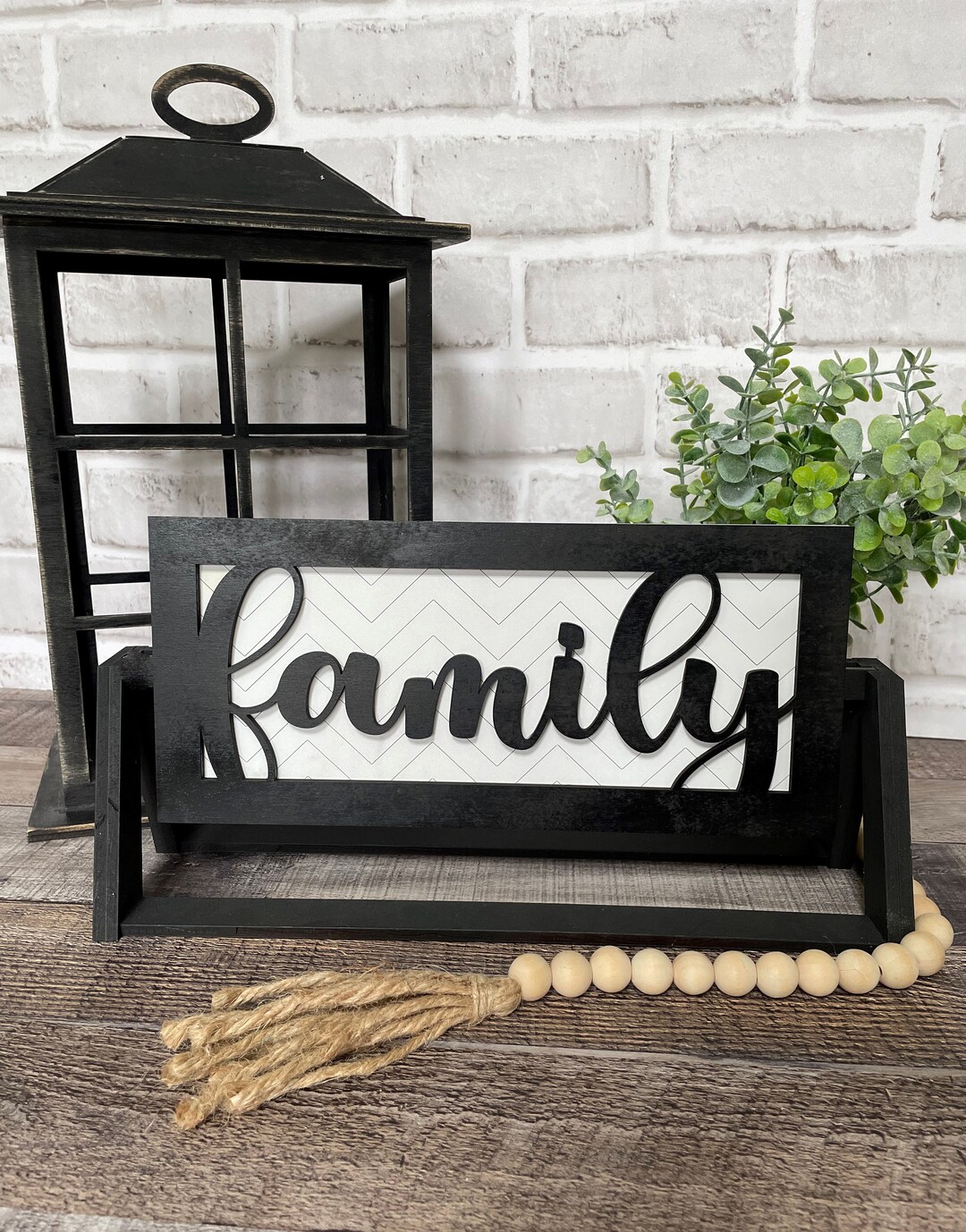 Wooden Rustic Family Sign | Add on Sign That Works With Interchangeable ...