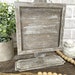Wooden Rustic Farmhouse Square Tabletop Shelf | Works With ...