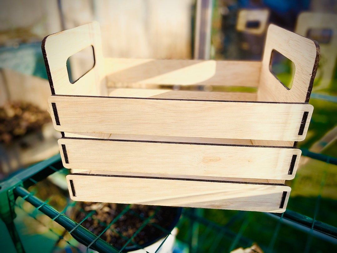 Farmer's Market Boxes | Wooden Crate for Storage | Garden Box | Storage ...