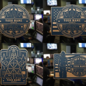 Wood First Responder Plaques With Backer | Wood Engraved Dispatcher ...