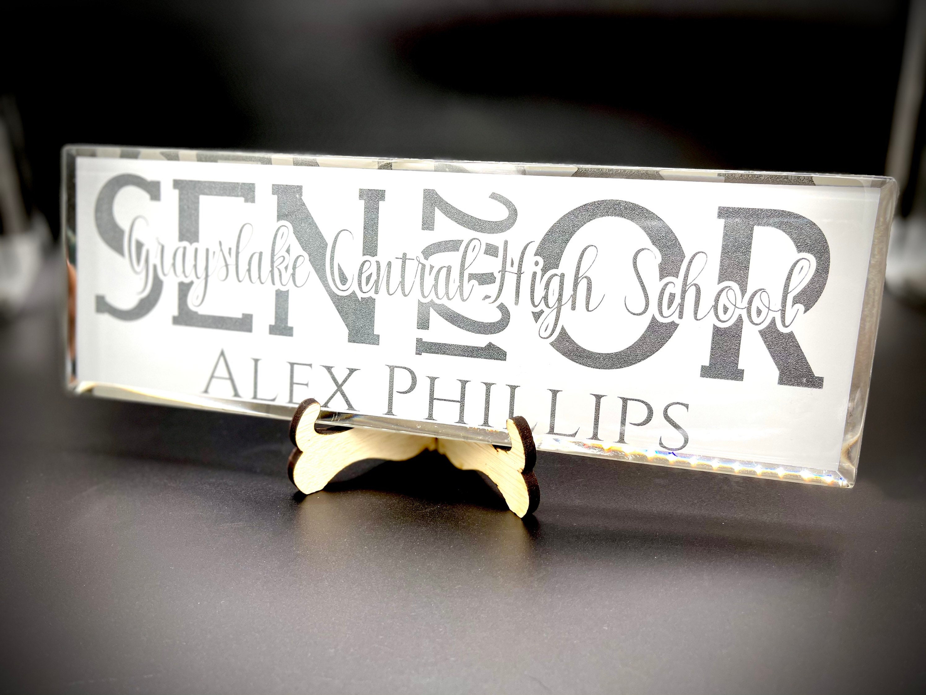 Engraved Glass Graduation Tile Graduation Gift Graduation - Etsy