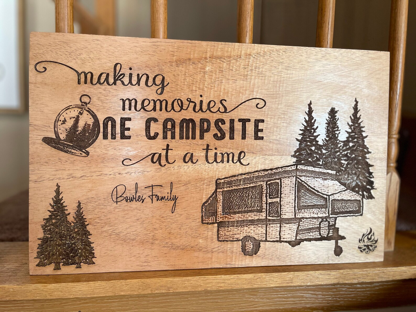 Camping Signs Popup Camper Sign Personalized Camping Décor - Etsy