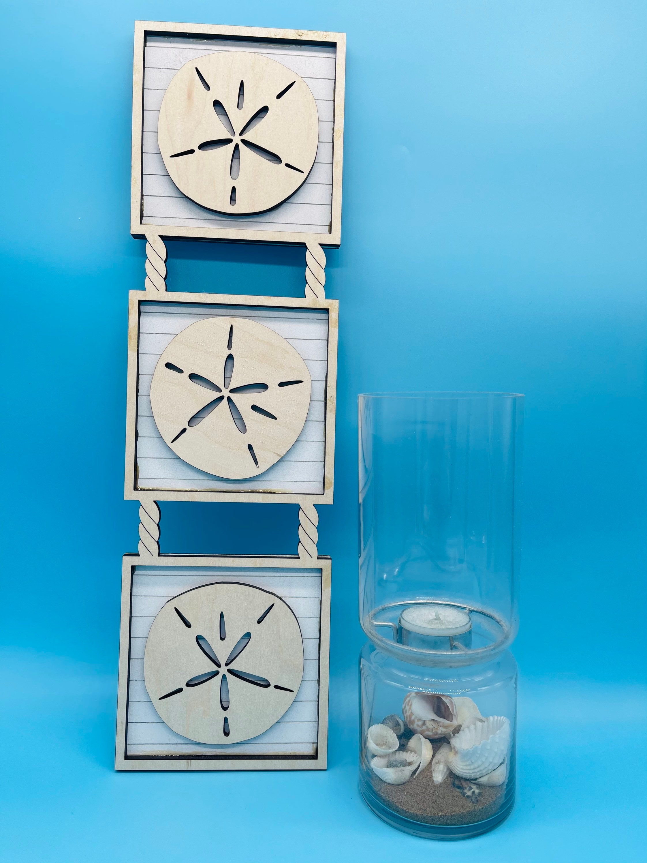 Beach Theme Sand dollar Sign Beach Theme Décor Beach Sign | Etsy