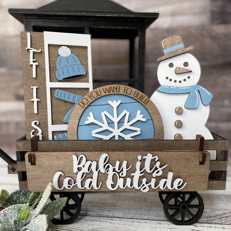 Crate Snowman - Etsy