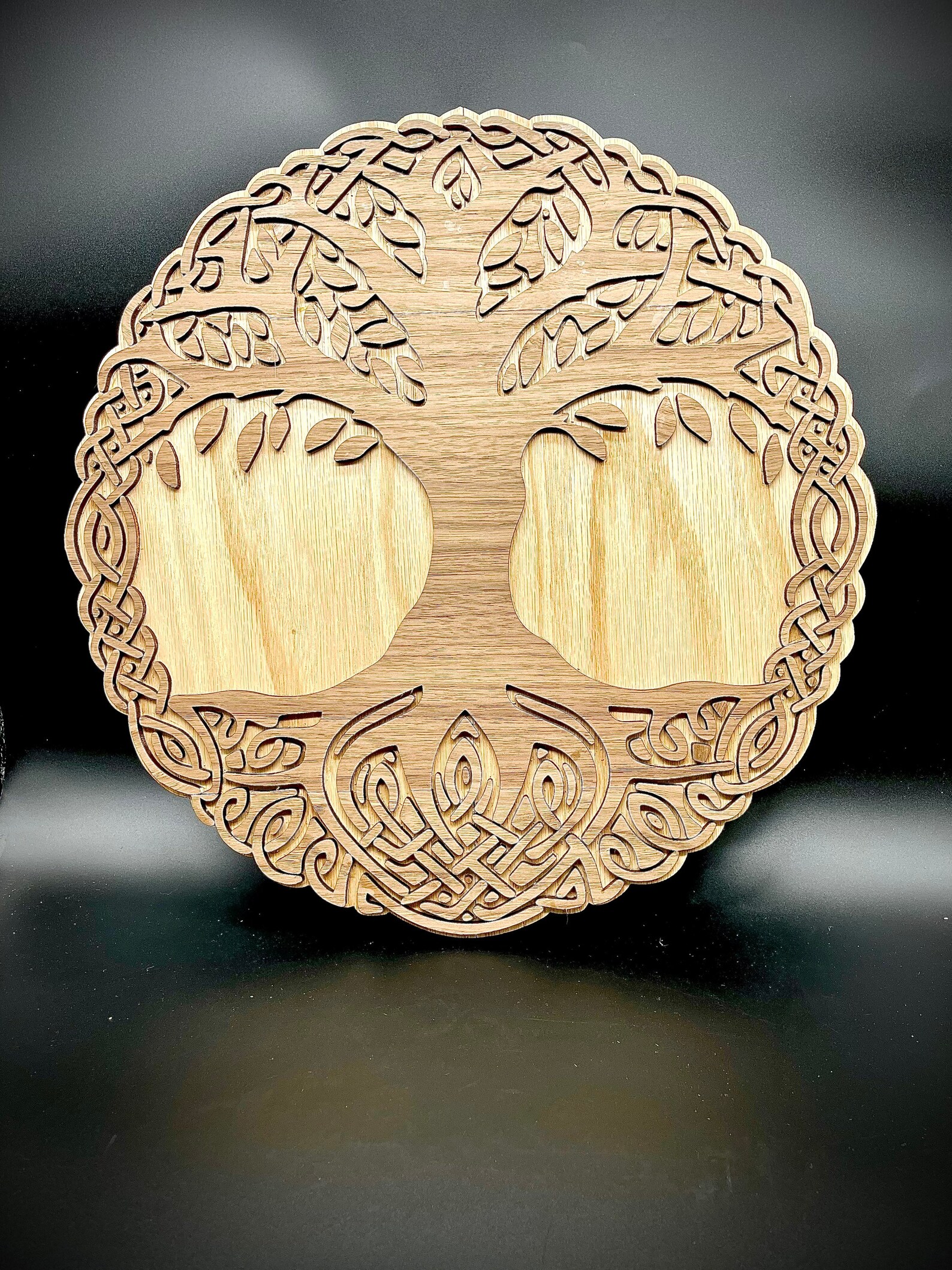 Celtic Wood Tree Sign Celtic Wood Wall Decorations Celtic - Etsy.de