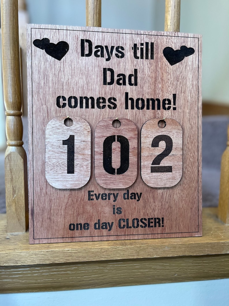 US Military Deployment Countdown Deployment Countdown | Etsy
