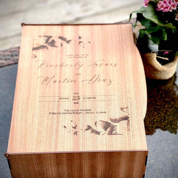 Wedding Program Box - Etsy
