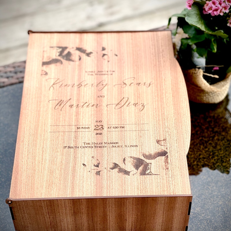 Wedding Program Box - Etsy