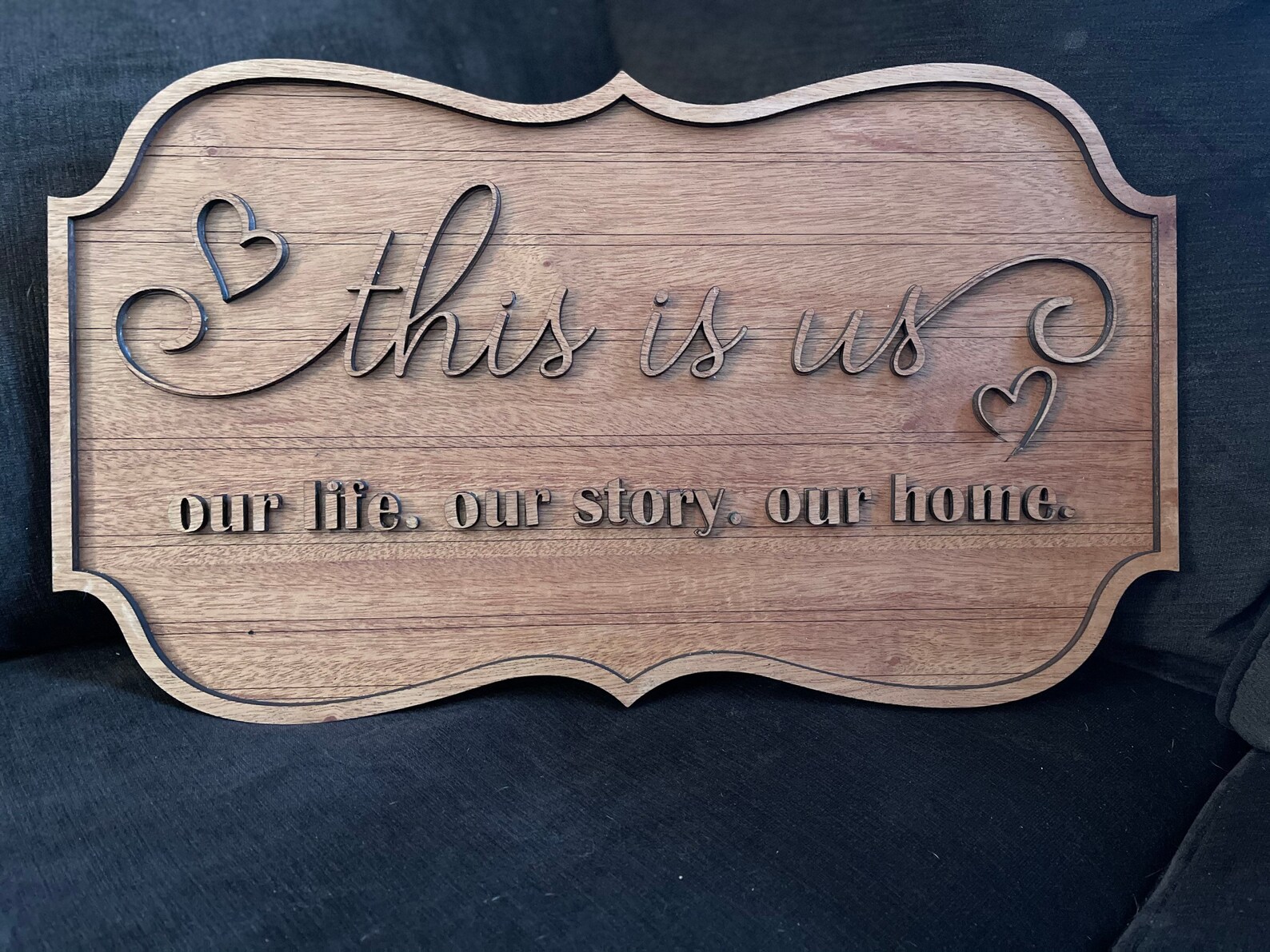 This is Us Sign | Custom Wood Sign | Rustic Home Décor | Our Home | Our ...