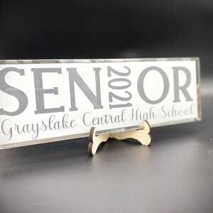 Engraved Glass Graduation Tile Graduation Gift Graduation Décor Senior ...