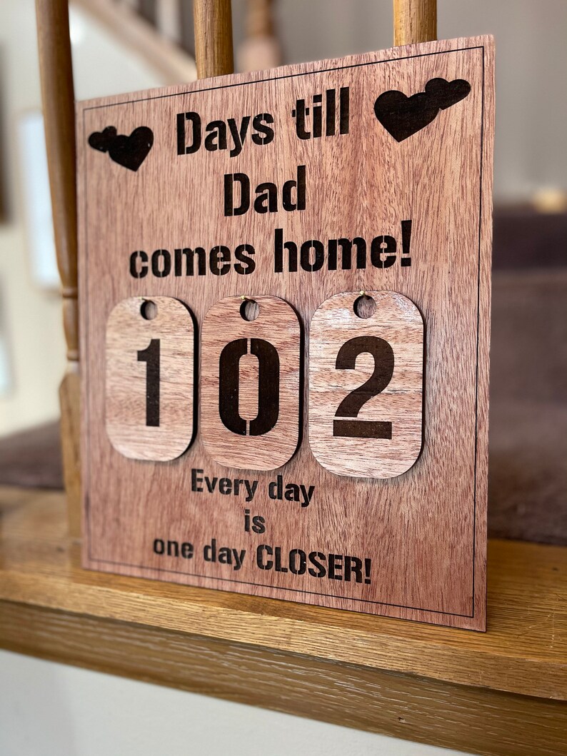 US Military Deployment Countdown Deployment Countdown | Etsy