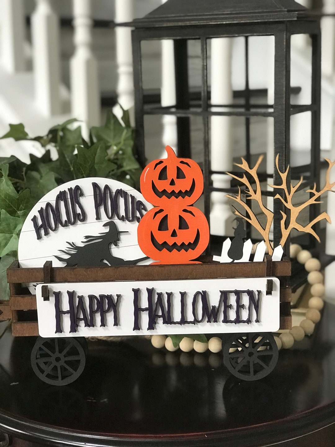 Wooden Halloween Add on for Farmhouse Crate and Wagon | Witch Add on ...