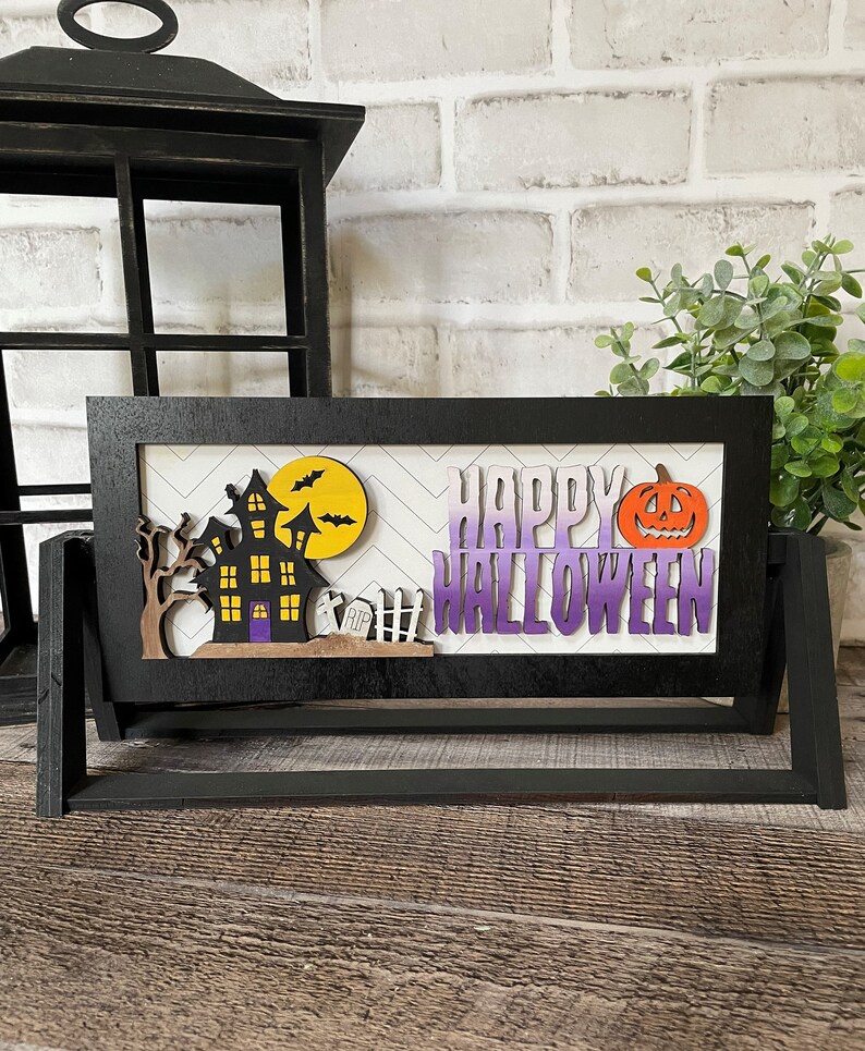 Wooden Halloween Sign Add on Sign That Works With - Etsy