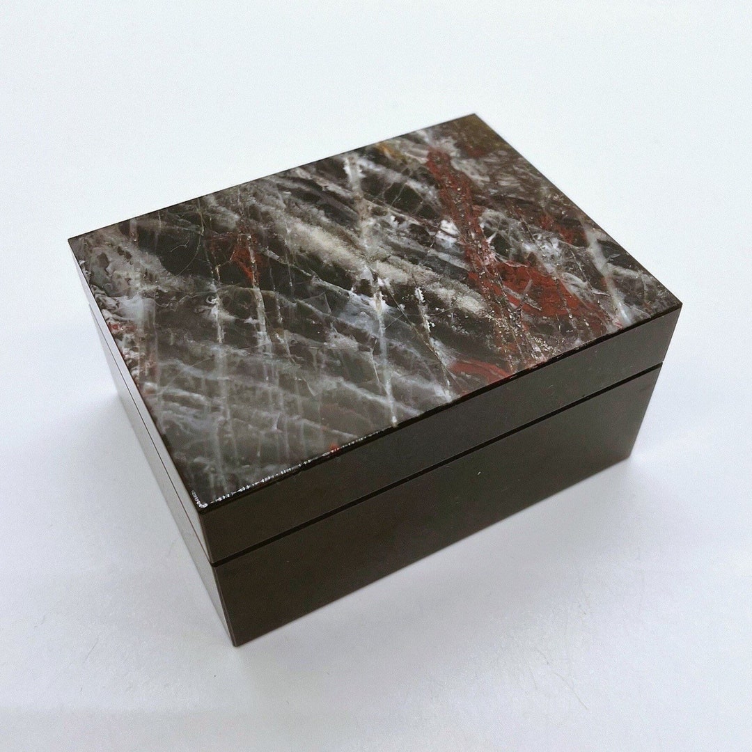 Spiderweb Jasper Jewelry Box by Konstantin Libman - Etsy