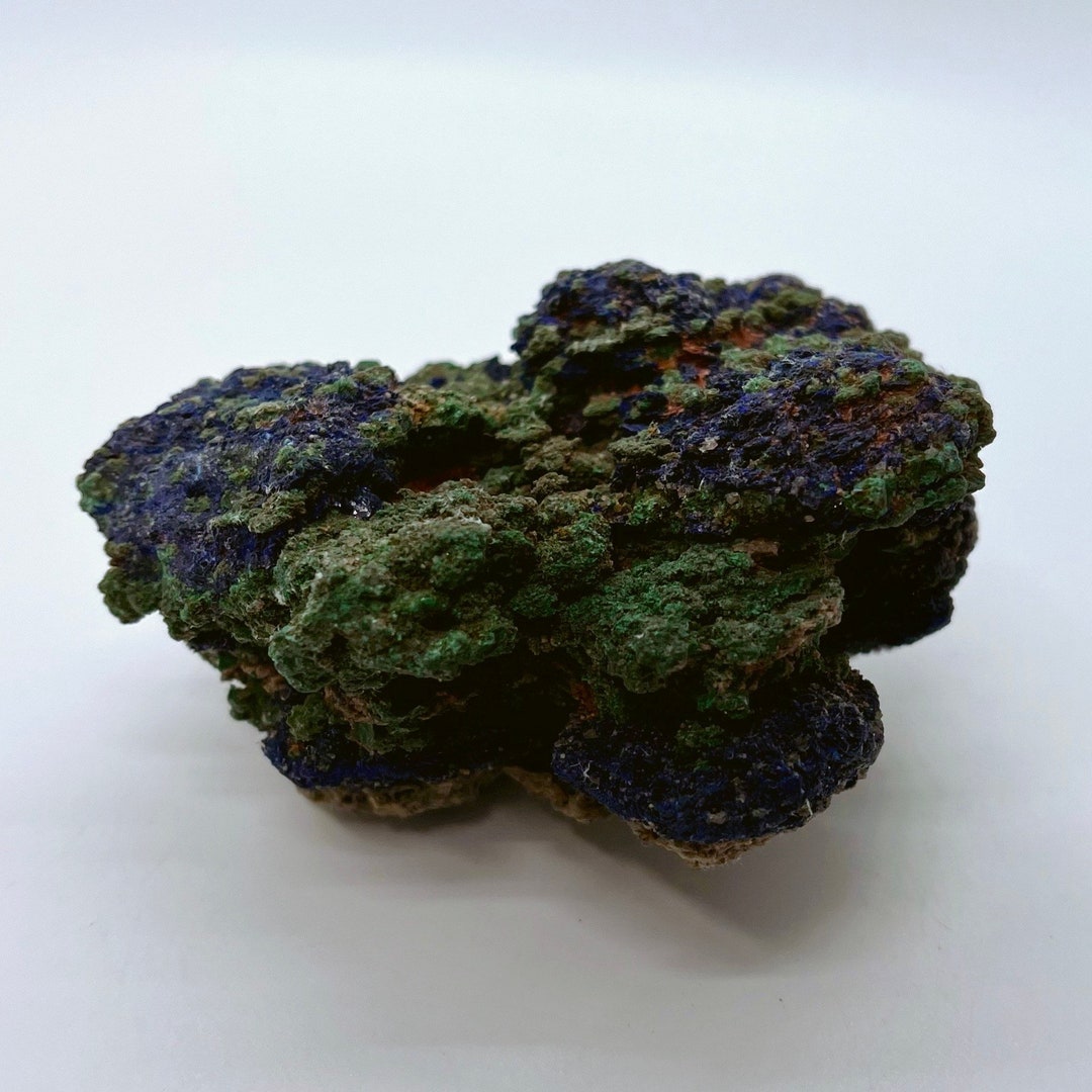 Azurite With Malachite Crystals From Congo, Africa. - Etsy
