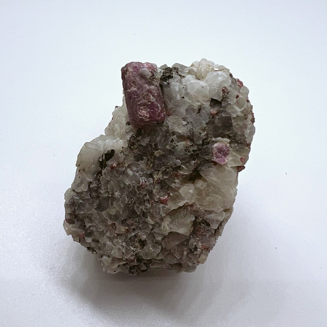 Deep Pink Ruby Crystal on Matrix. - Etsy