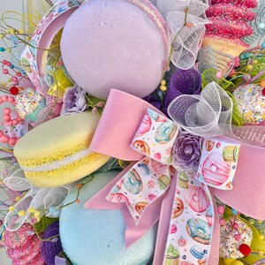 Macaron Wreath Sweets Wreath Summer Wreath Birthday Party - Etsy