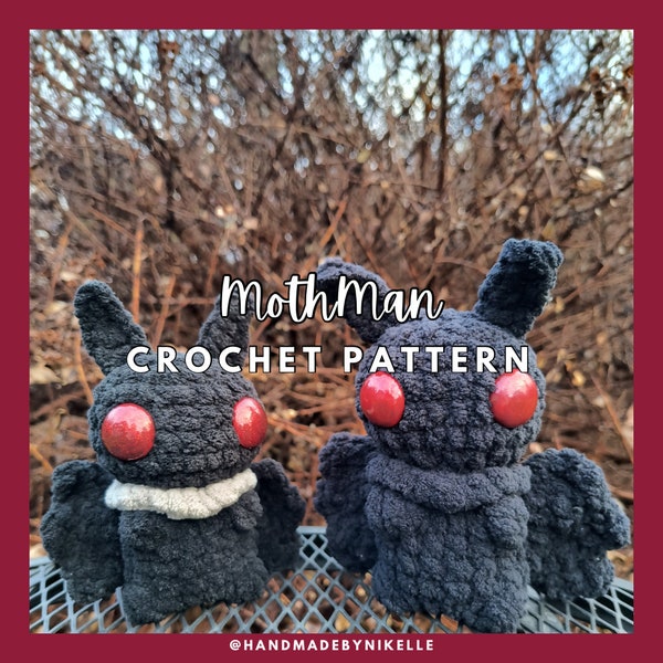 Crochet Mothman Pattern - Etsy
