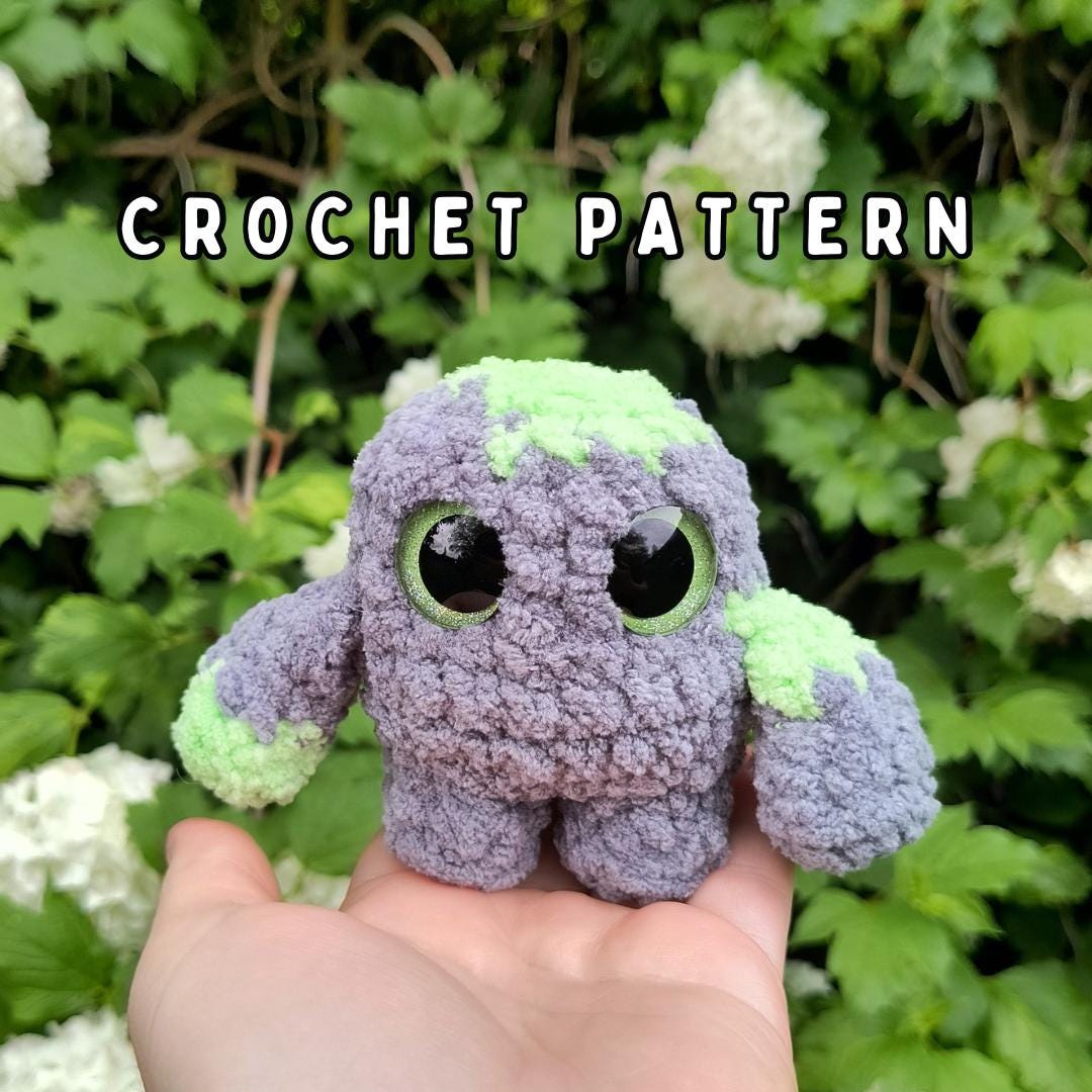 Baby Rock Golem Crochet Pattern: No-sew Amigurumi (digital File) - Etsy
