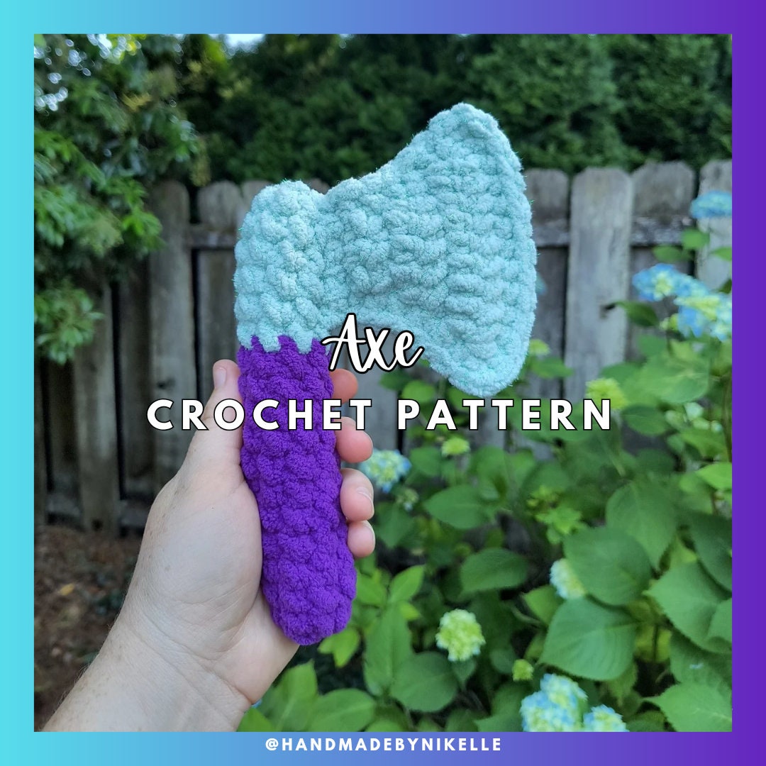 DIGITAL FILE - Axe Low-sew Crochet Pattern - Amigurumi - Etsy