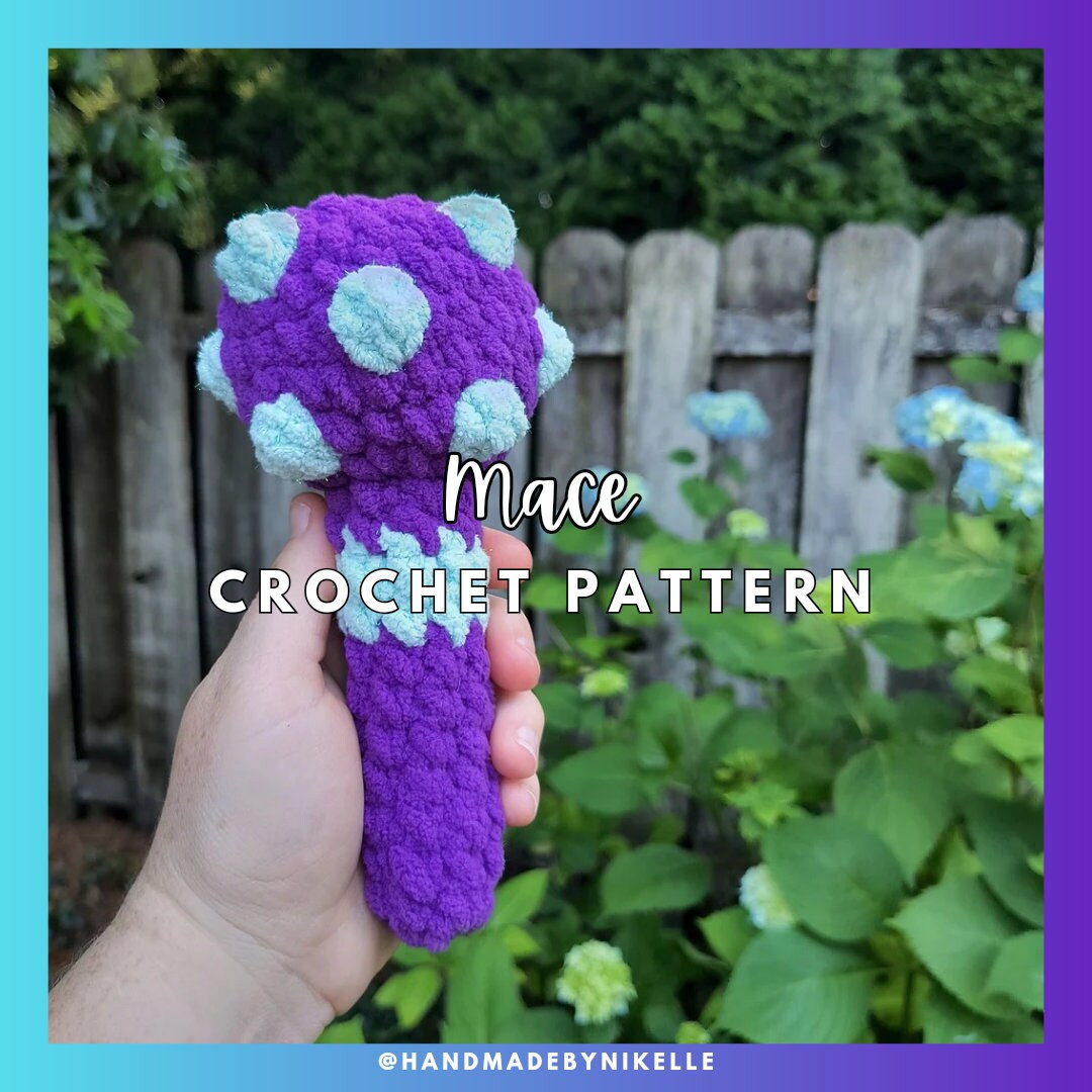 DIGITAL FILE - Mace Low-sew Crochet Pattern - Amigurumi - Etsy
