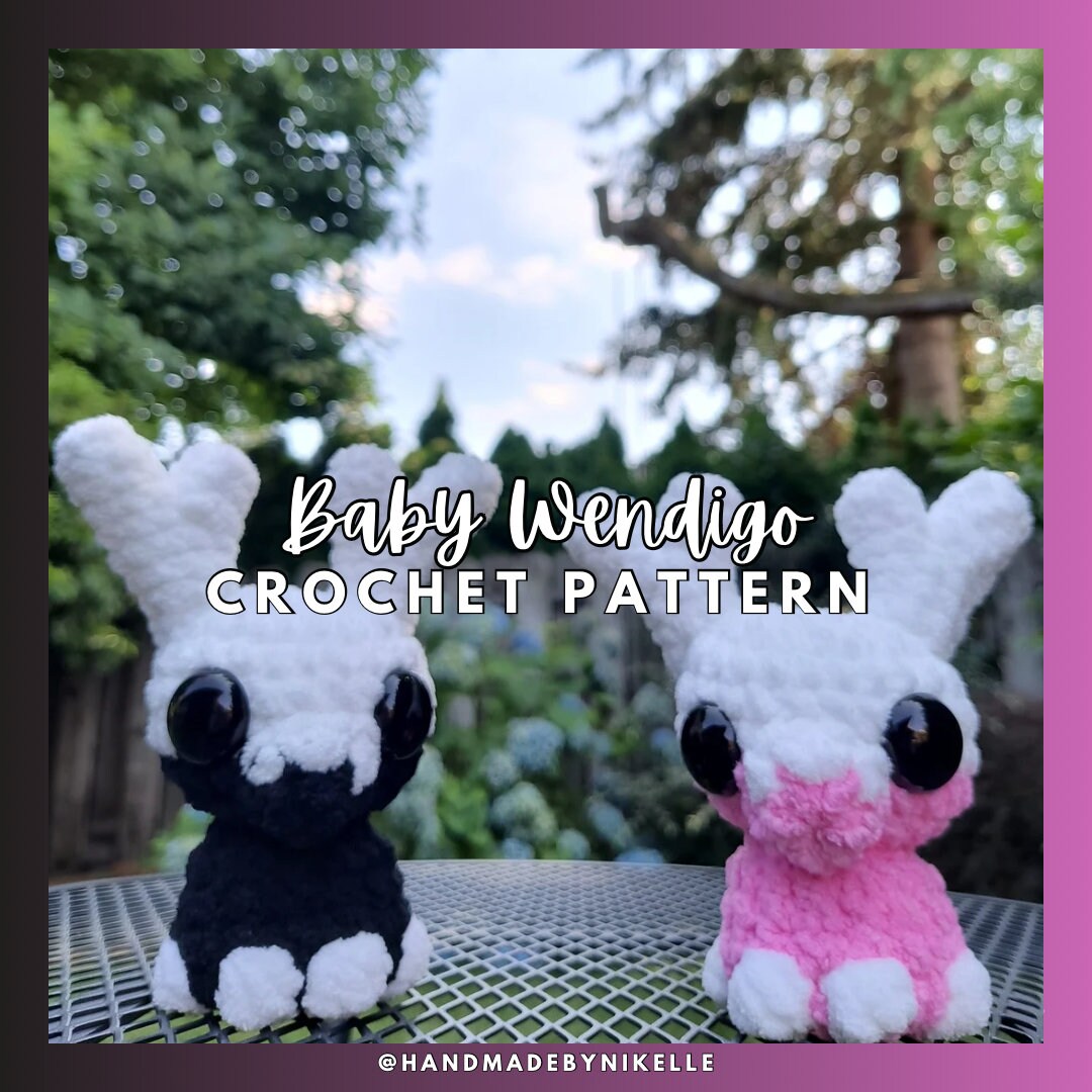 DIGITAL FILE - Baby Wendigo Crochet Pattern - Amigurumi - Etsy