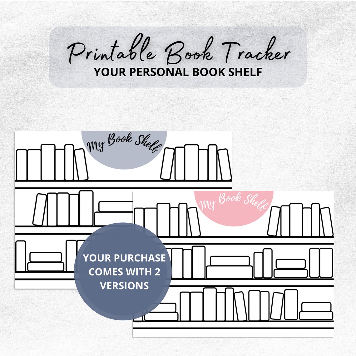 Printable Book Tracker Printable Reading Tracker Draw in - Etsy