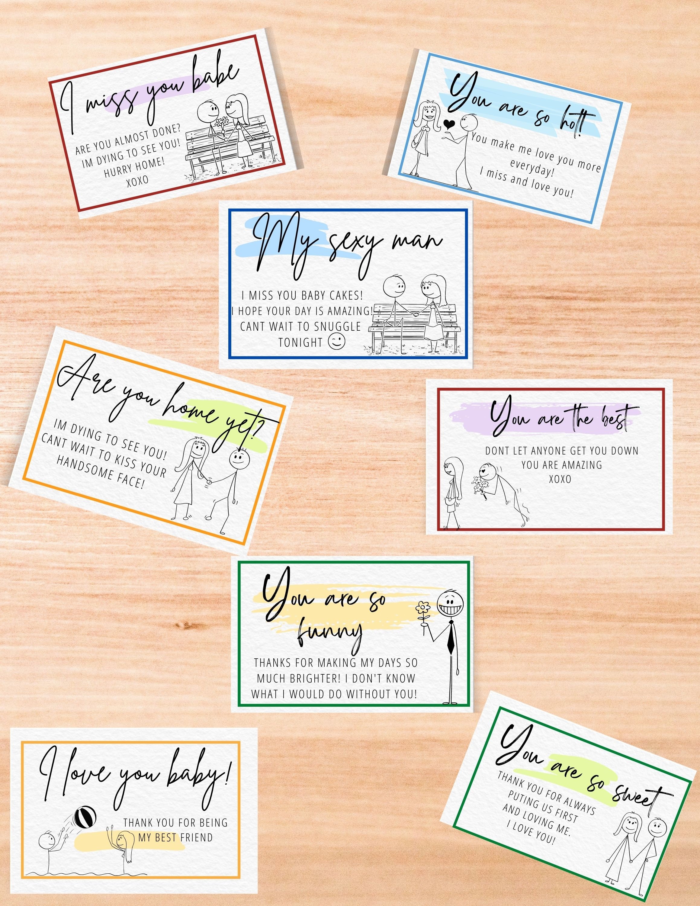 Husband Lunch Notes - Etsy