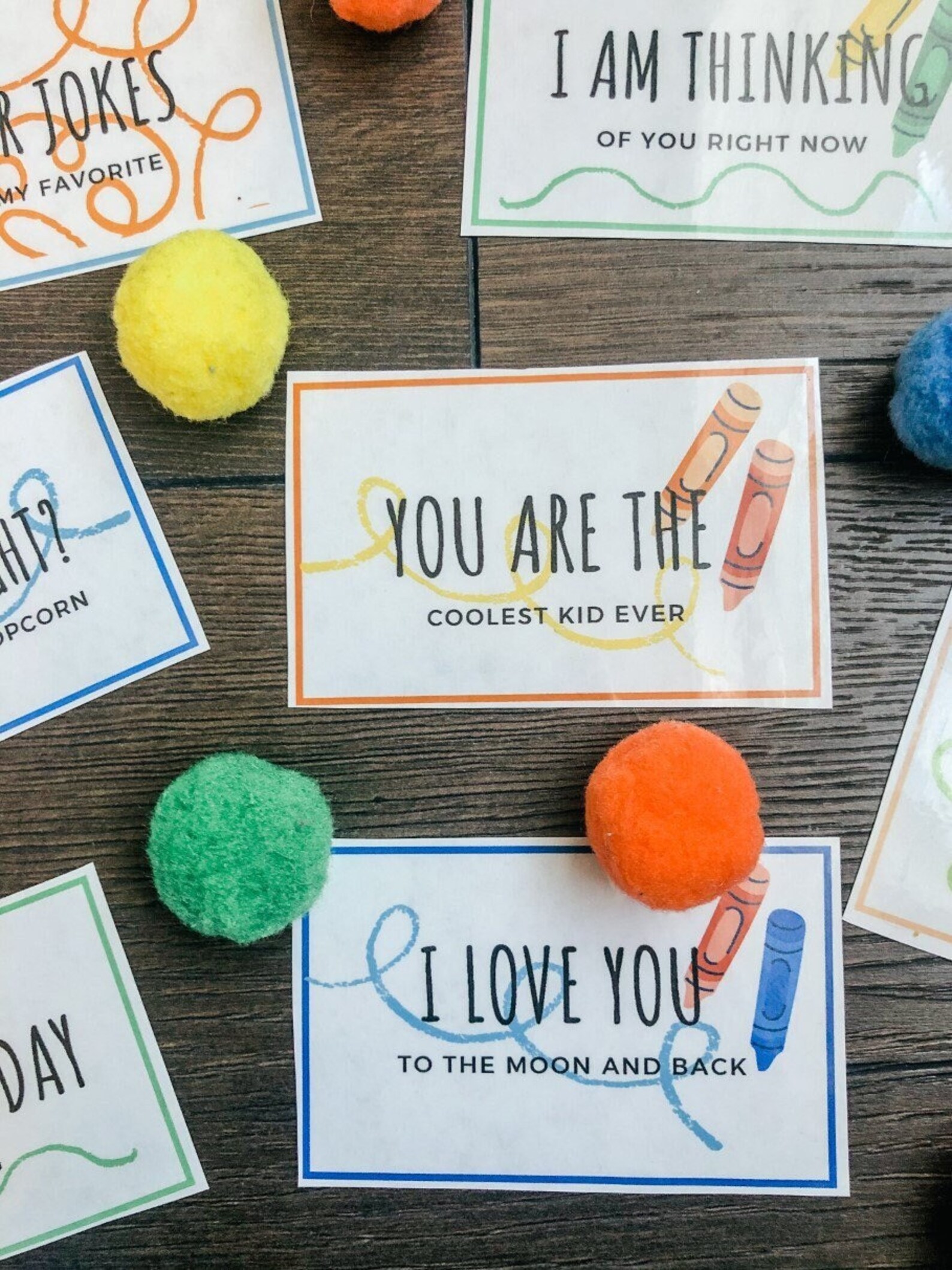 Crayon Lunch Box Notes - Etsy